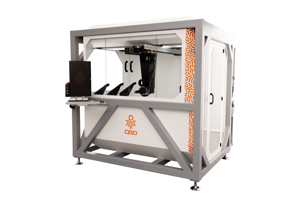 Q5D eliminates traditional wiring, saving space and weight.